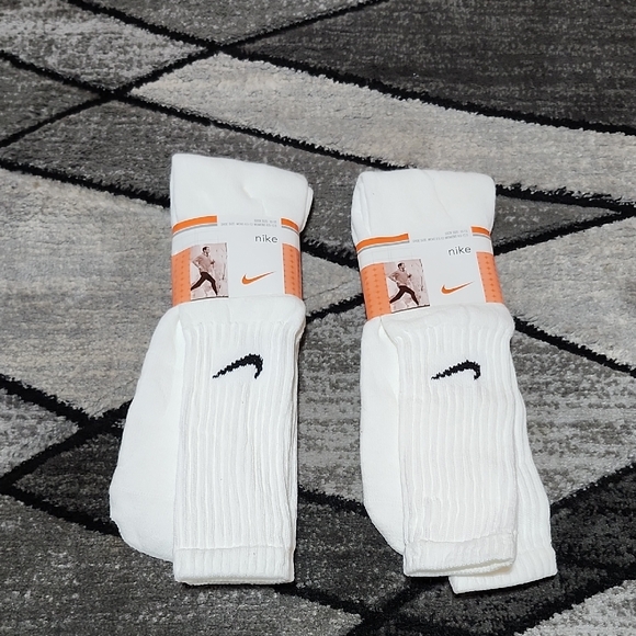 Nike | Underwear & Socks | Vintage Nike Swoosh 200s Unisex White 2pair ...